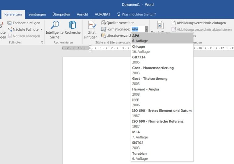 Literaturverzeichnis in Word | Anleitung in 4 Punkten + Screenshots